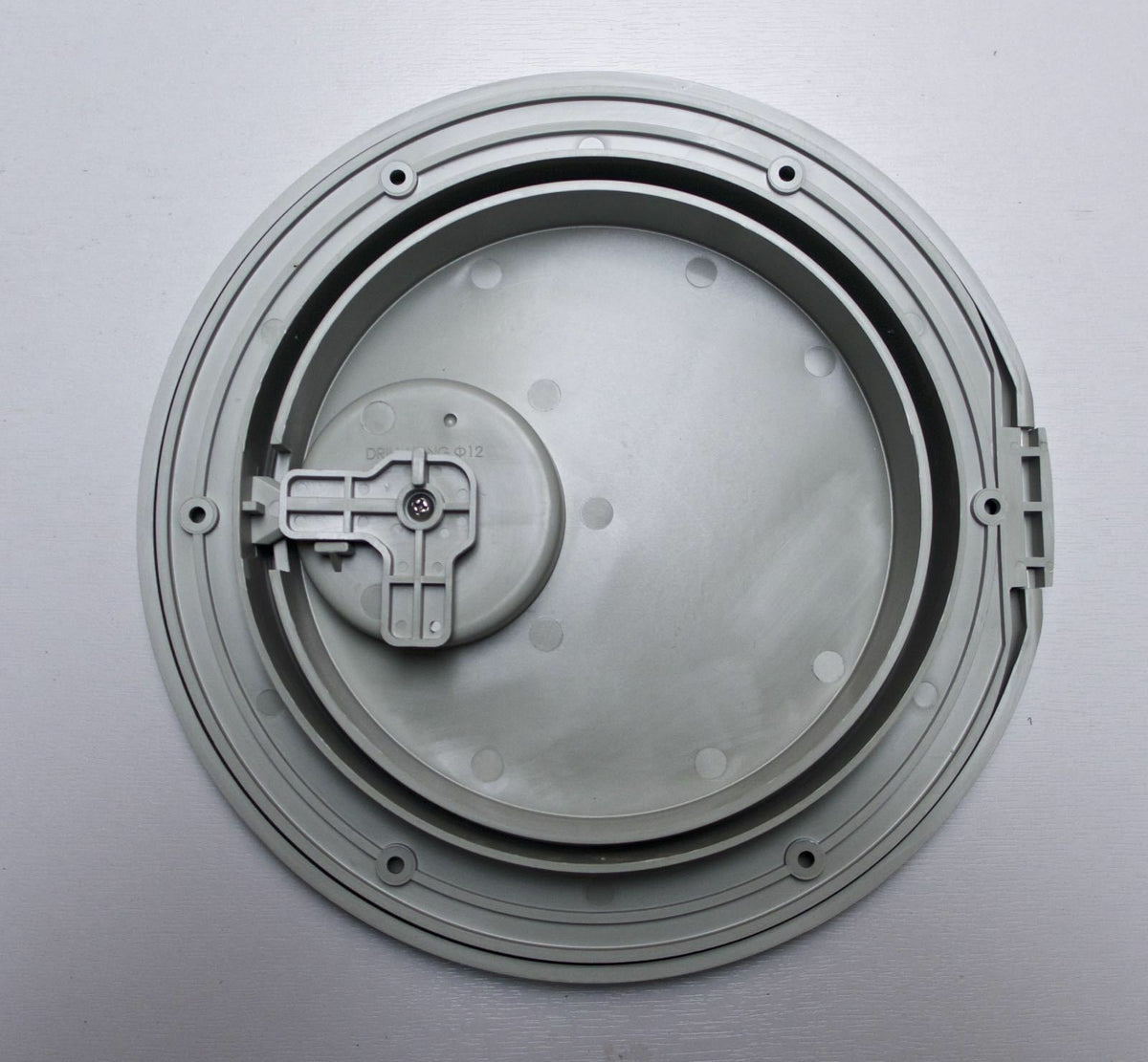 Industrial round hatch 280mm - grey – Nuova Rade online